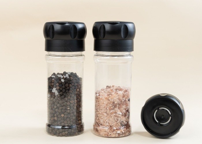 Reusable Plastic Pepper Grinders Plastic Pepper Mill with Ceramic ...