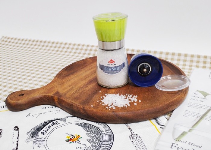 Adjustable Salt Pepper Grinder Cap, Sustainable Manual Grinder Lid Logo ...