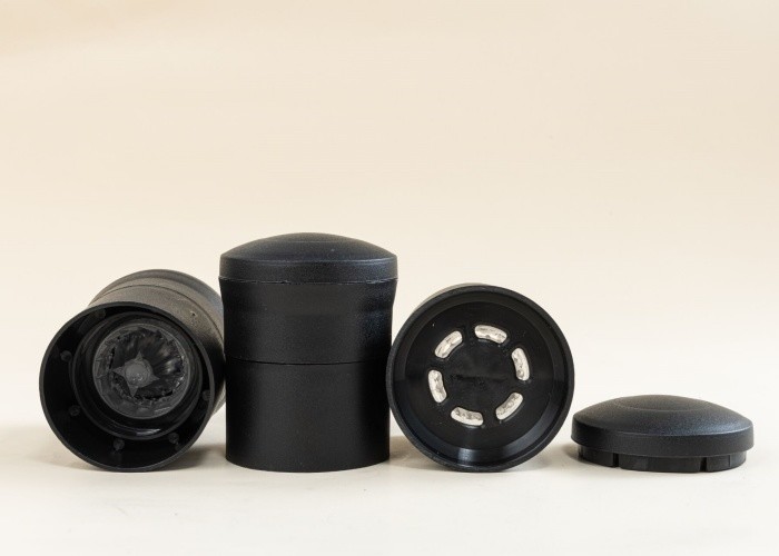 Plastic Salt And Pepper Grinders Caps Non-Adjustable Pepper Mill Lids