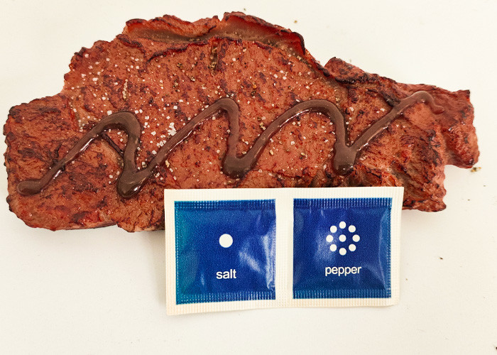 Four Side Seal Salt Pepper Seasoning Packets Customizable Condiment Packs