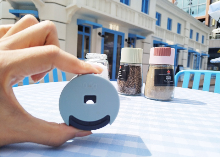 180ml 0.5g Every Drop FDA Salt Pepper Plastic Lid Glass Shaker Kitchen ...